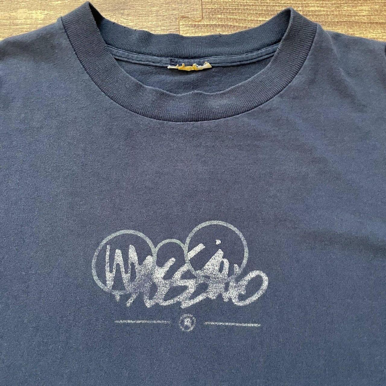 Vintage Mossimo T-Shirt 1990s Blue Mens X-Large... - Depop