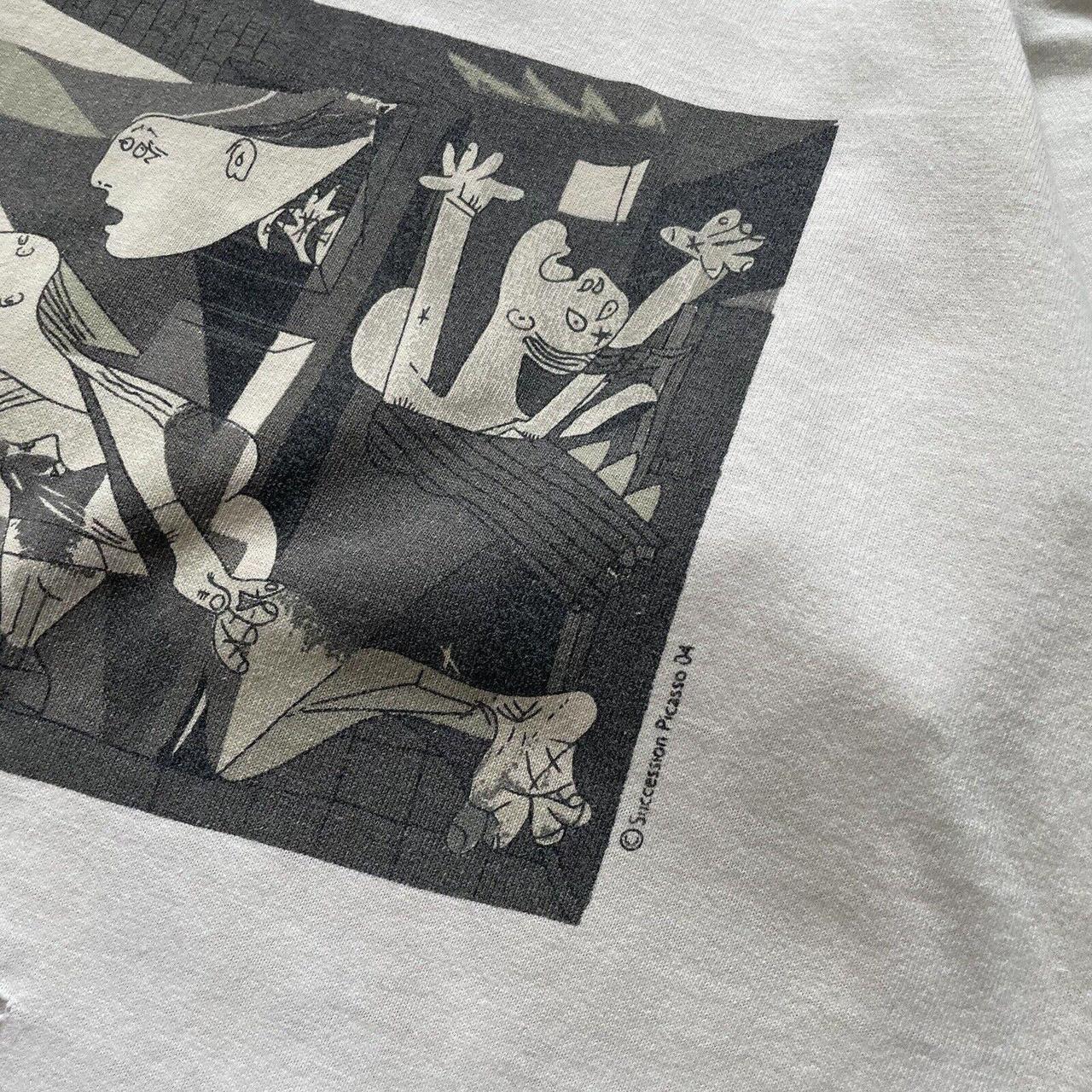 Vintage Pablo Picasso Guernica Art T Shirt War Size Depop