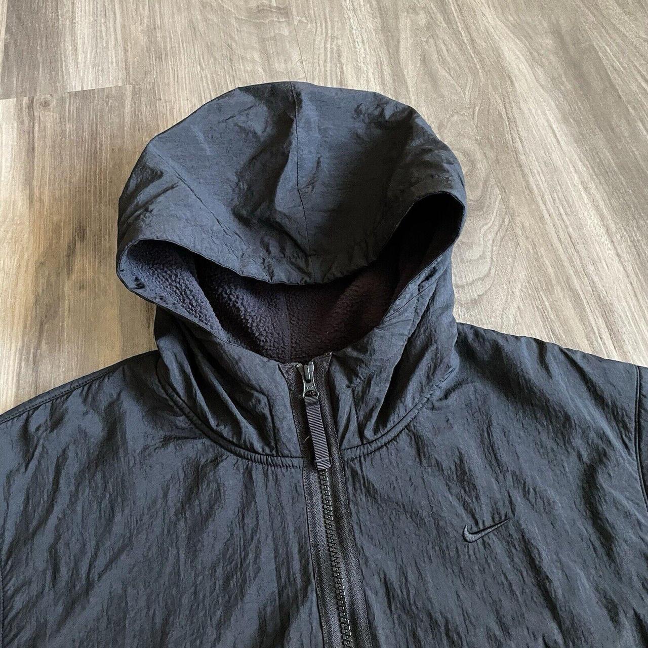 Nike Utility Club Fleece Jacket Size M Zip Up Black... - Depop