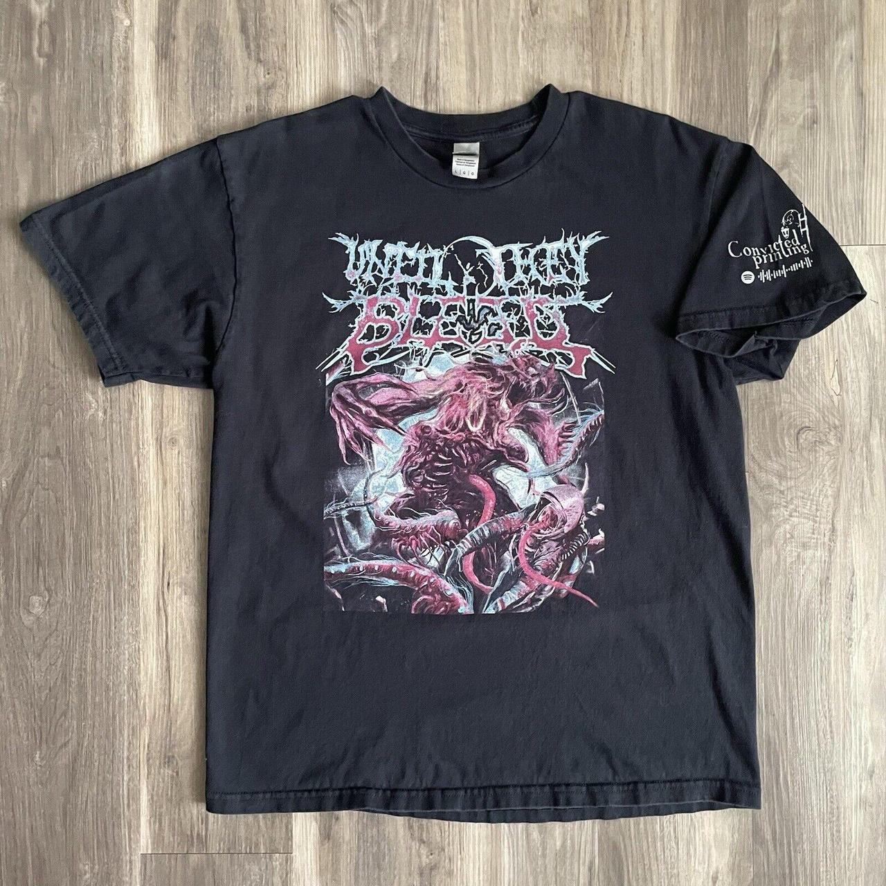 Until They Bleed Hardcore Metal Core Band T-Shirt... | Depop
