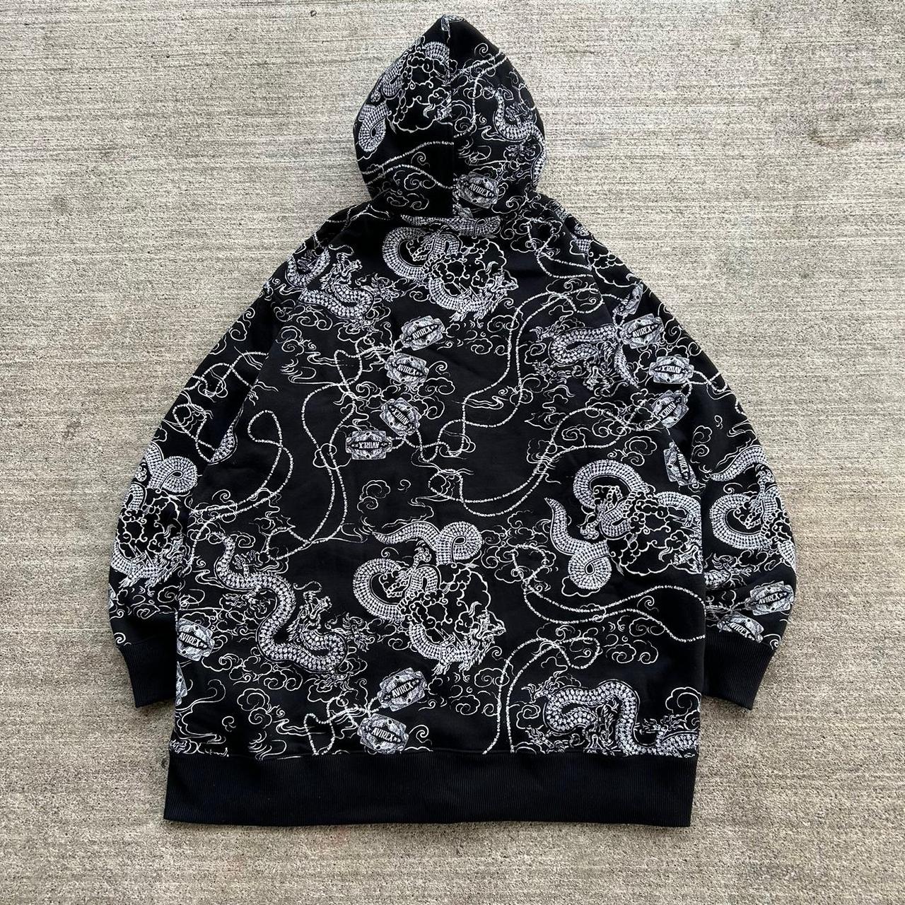 Jesse Pinkman Avirex AOP Dragon Zip Up Size -... | Depop