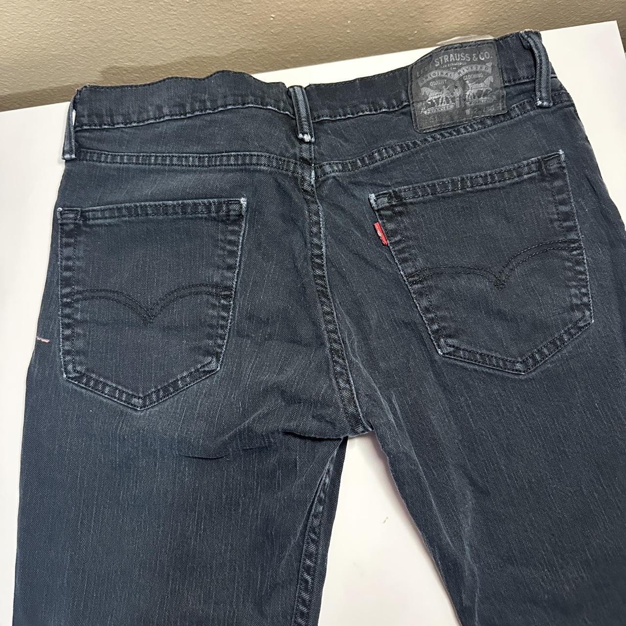 Levi's 511 black denim jeans #denim Black Levi jeans... - Depop