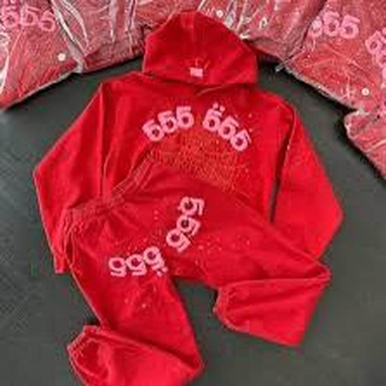 Red spider 555 jumpsuit size medium - Depop