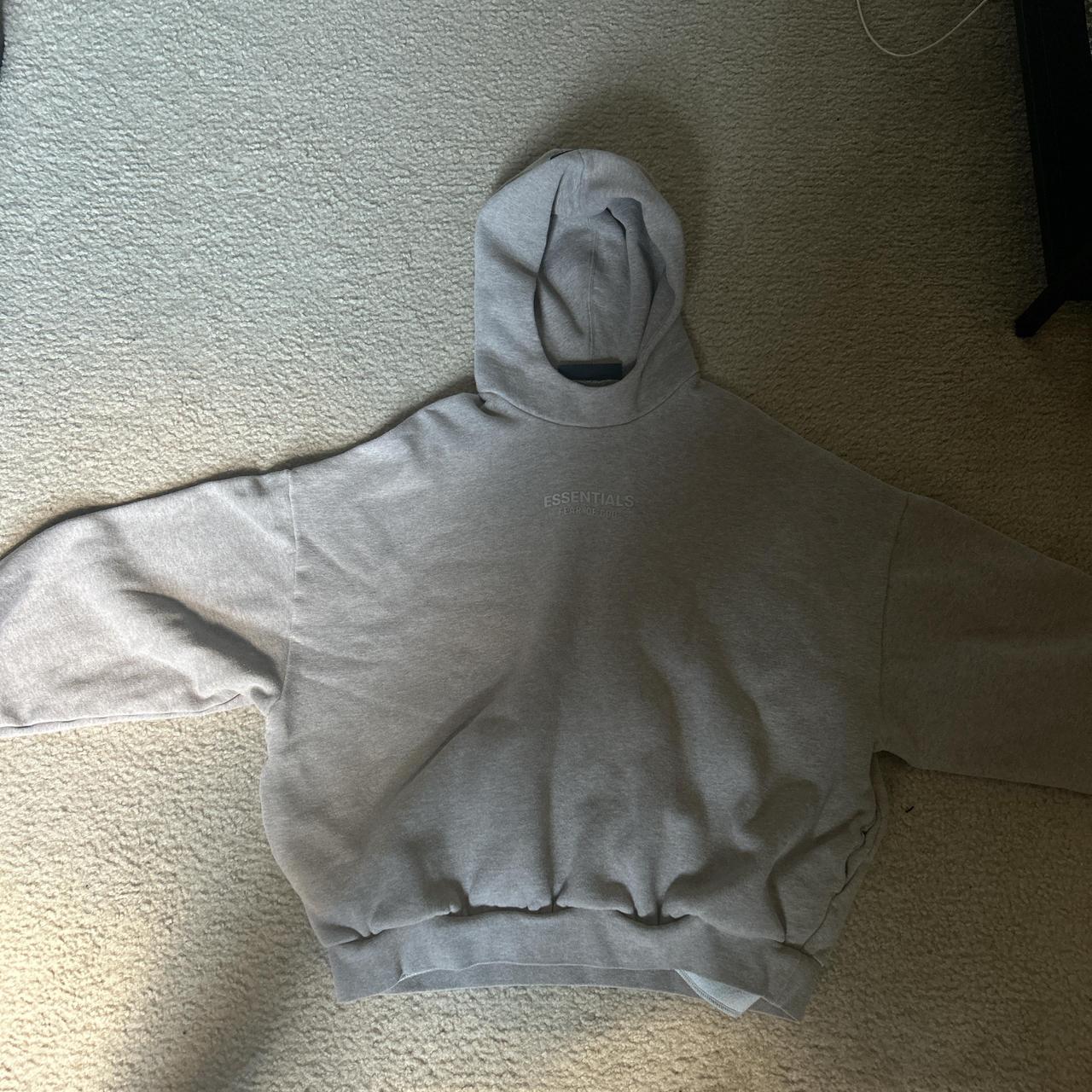 Authentic essentials hoodie Size medium but shrunk... - Depop