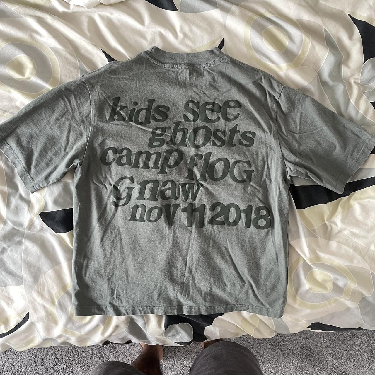 Kids See Ghosts x CPFM Camp Flog Gnaw Tee • Size s... - Depop