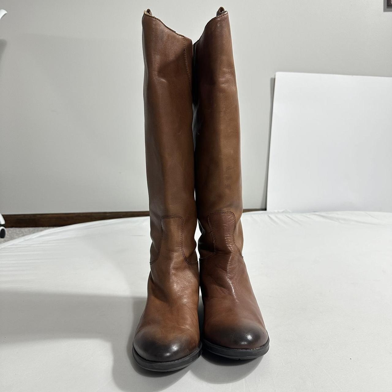 SAM EDELMAN Knee High Riding Boots Womens 8M Width... - Depop