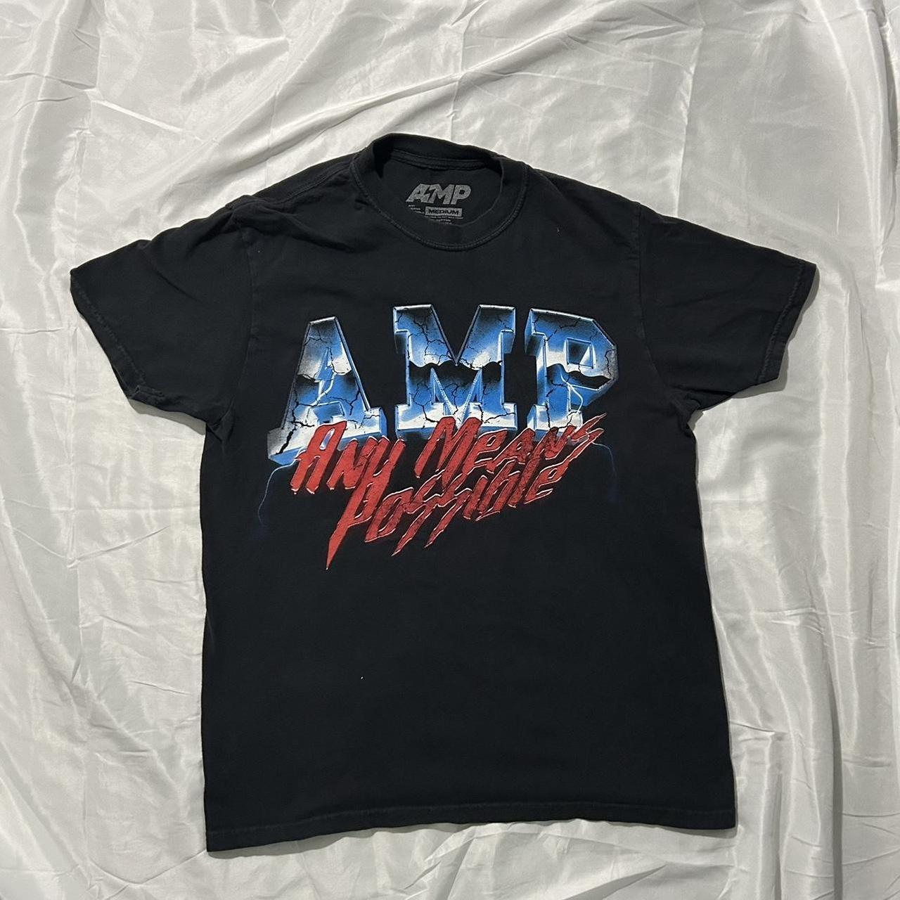 Authentic AMP any means possible merch Medium loose... - Depop