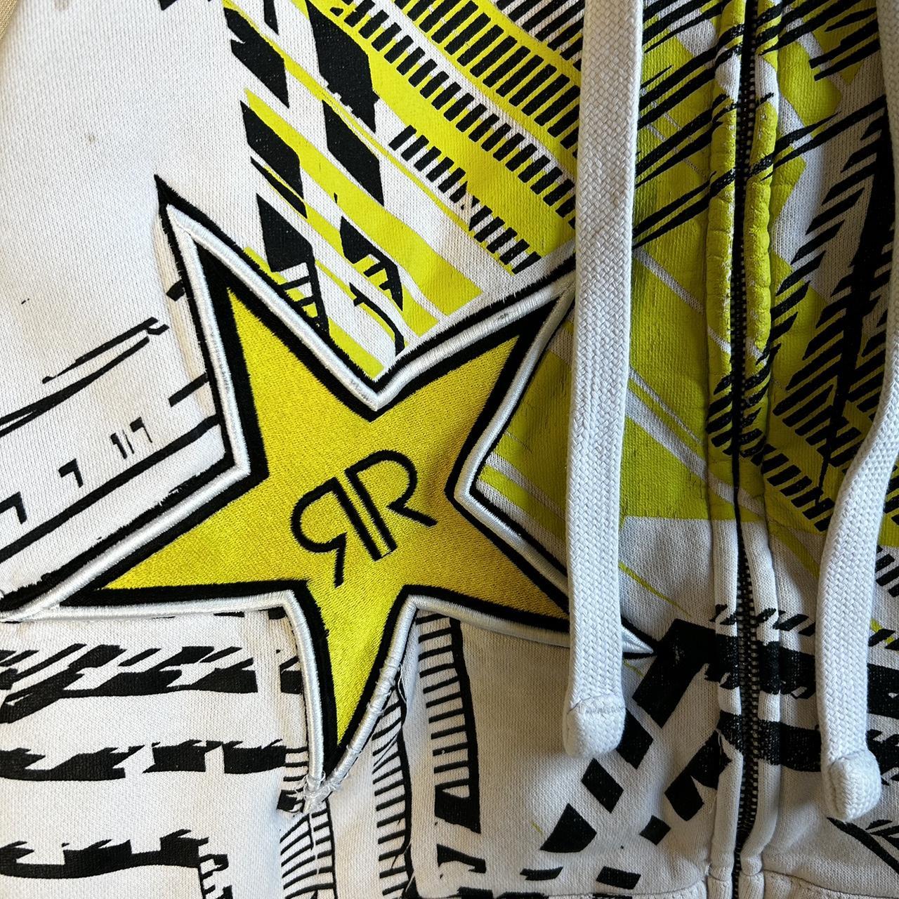 Fox Racing/Rockstar Jacket Heavy dirt stains on... - Depop