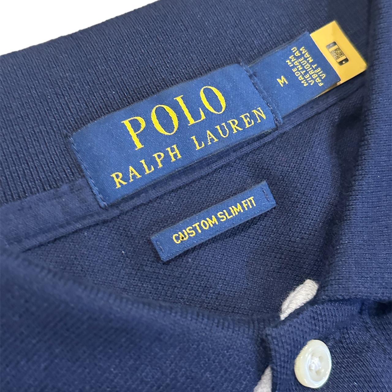 Insane Embroidered Word Polo RL Ralph Lauren Green... - Depop