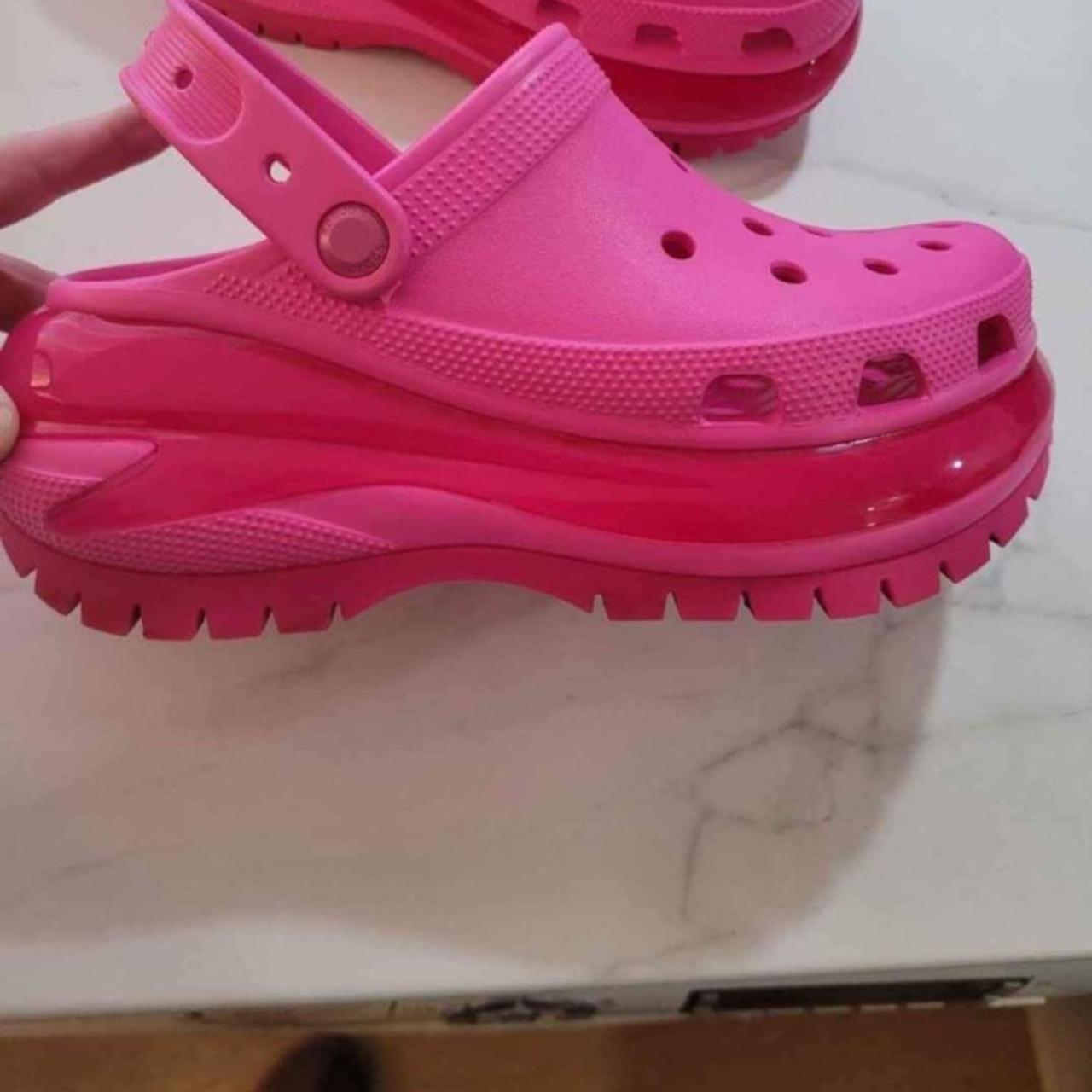 Crocs pink sugar crush size 6 worn only once like new | Depop