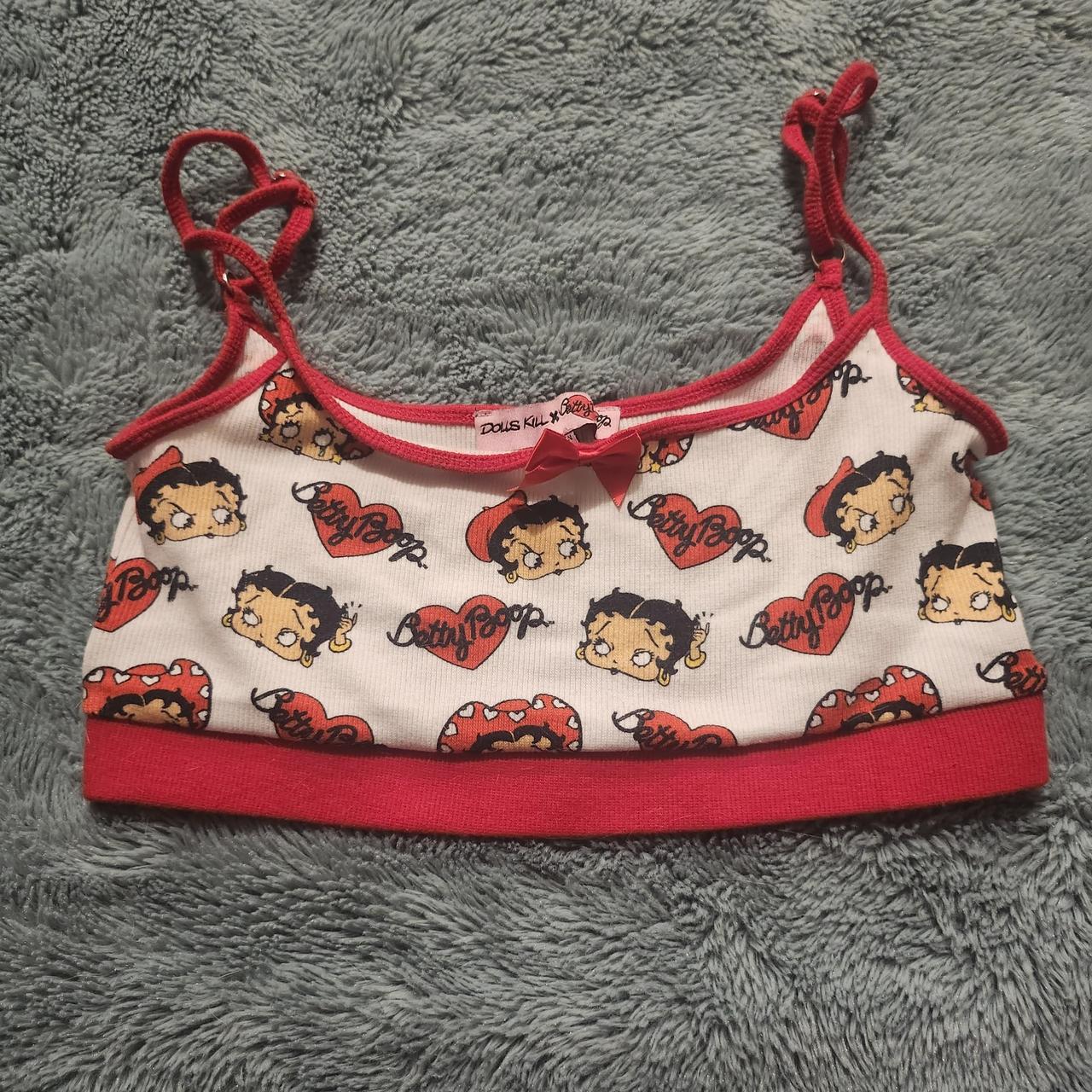 Dollskill x Betty Boop Bra Top Size small but has... | Depop