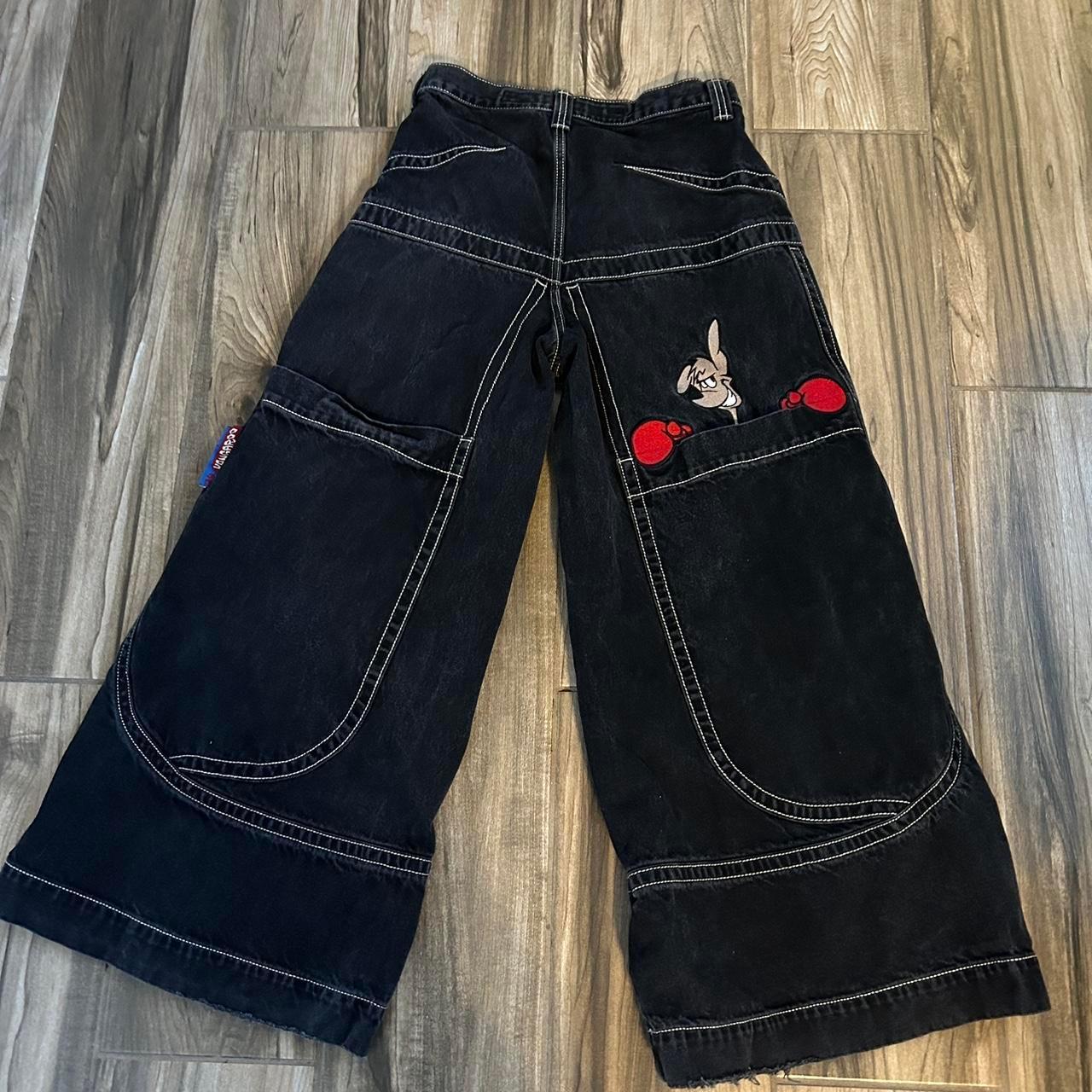 JNCO Men's Black Jeans SUPER SICK JNCOS real... - Depop