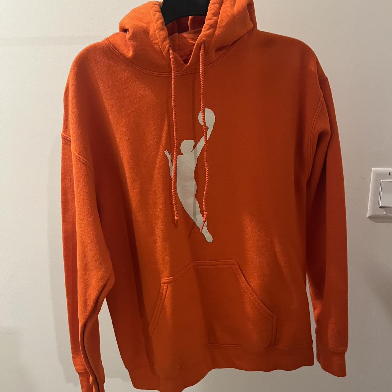 WNBA Orange and white Fanatics basketball hoodie,... | Depop