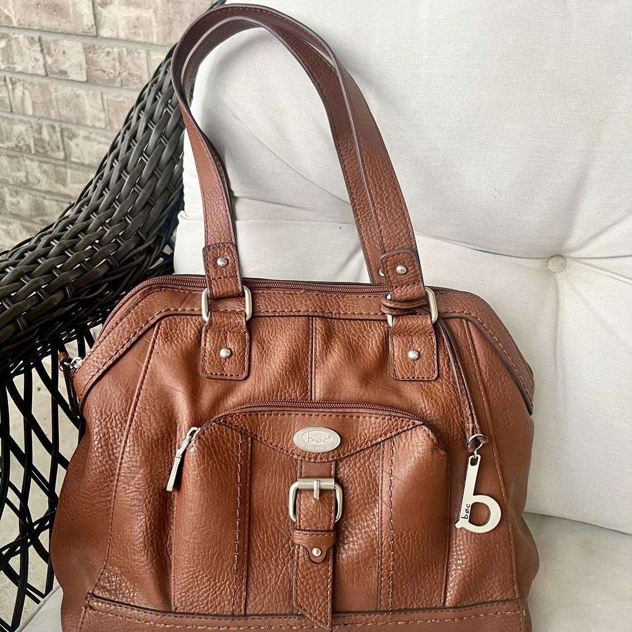 Born concept BOC Brown Leather Purse. Silver... - Depop