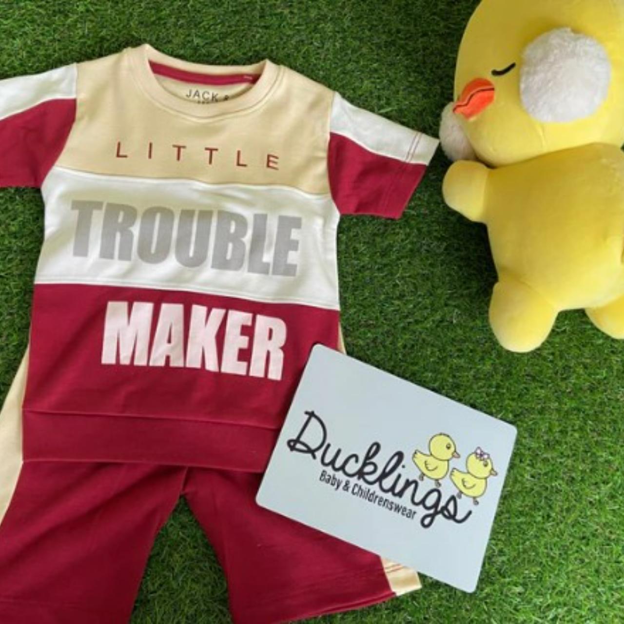 Trouble Maker Shorts and T Shirt Set - Depop