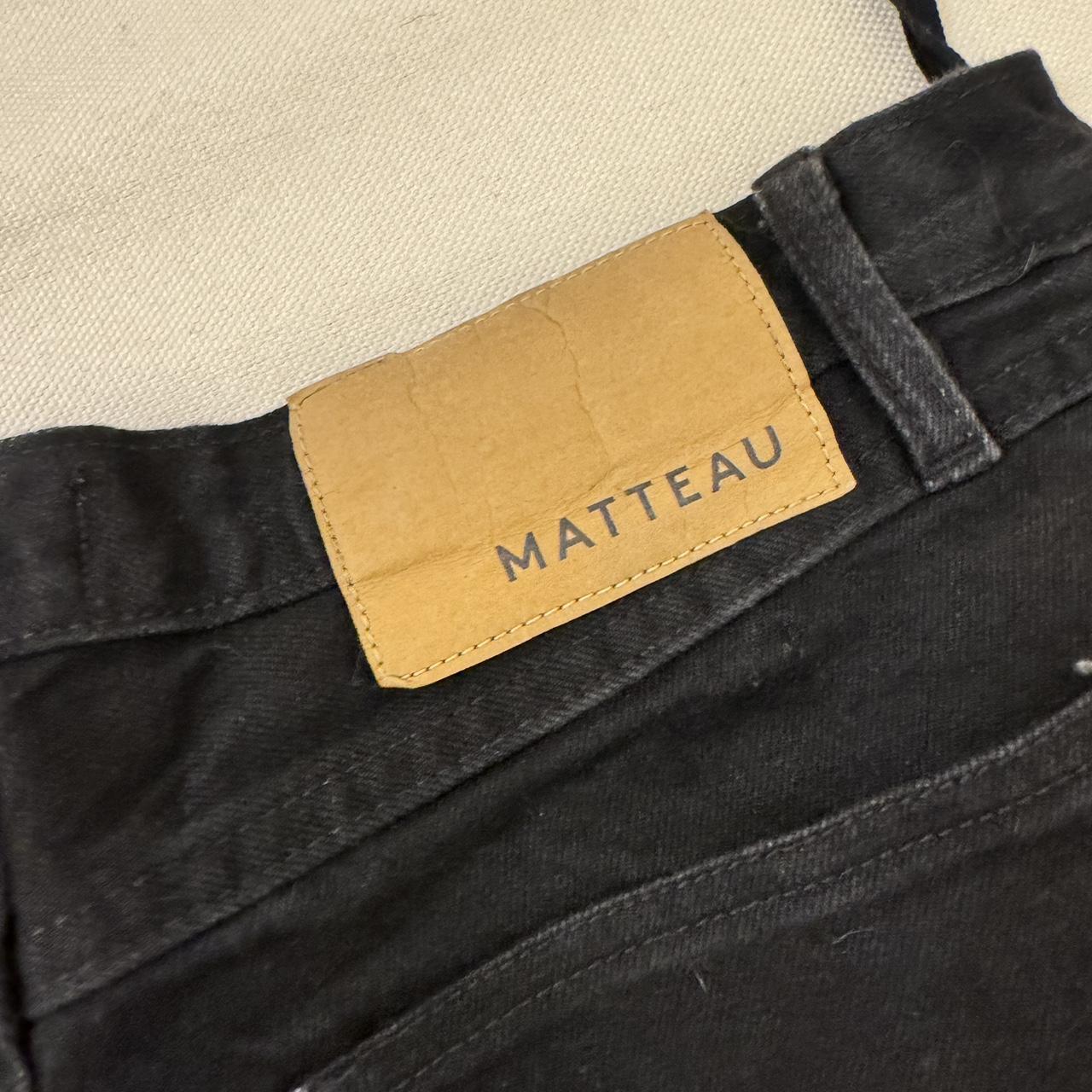 MATTEAU Black Straight Jeans - Depop