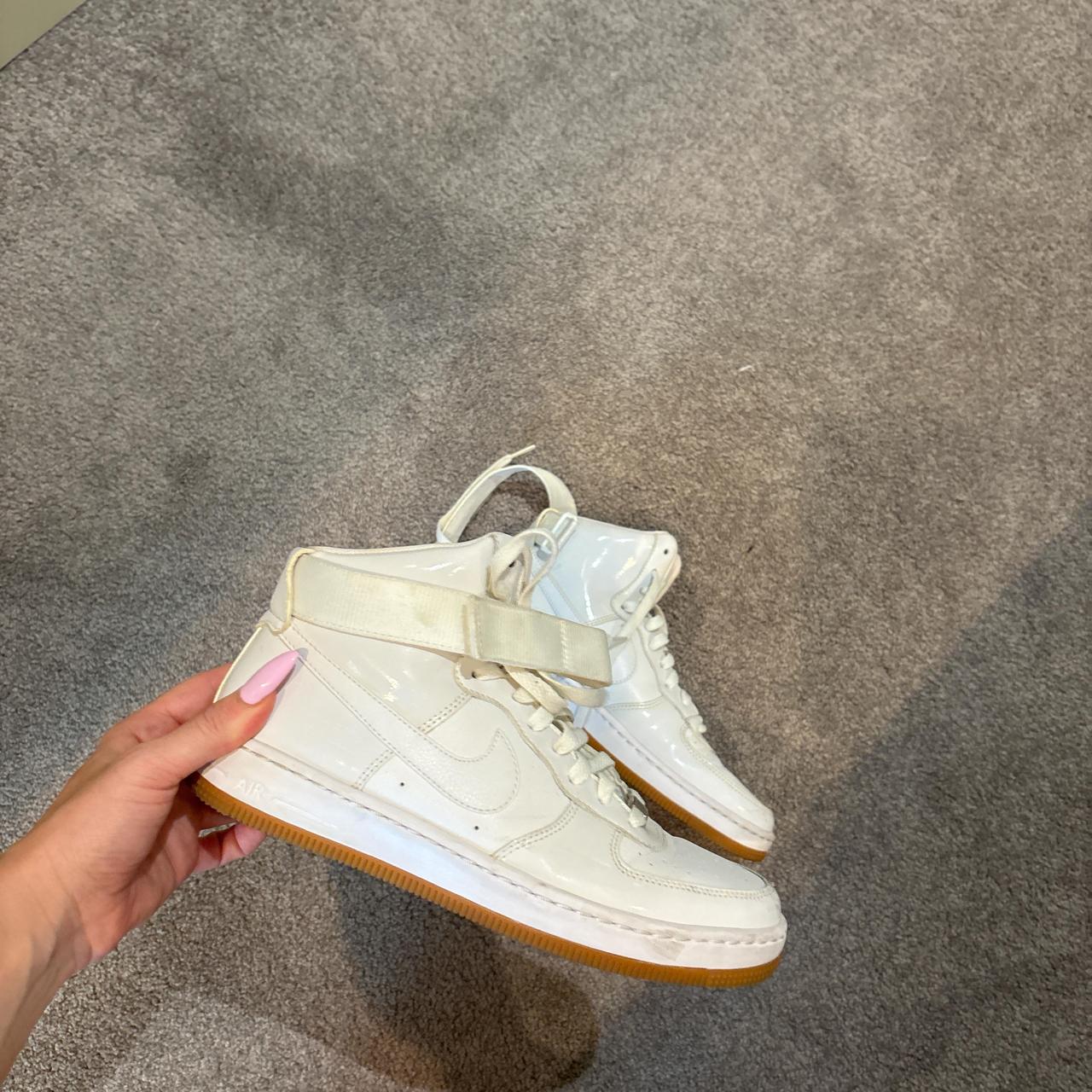 NIKE HIGH TOP AIR FORCE 1 WHITE SIZE EU 40 | Depop