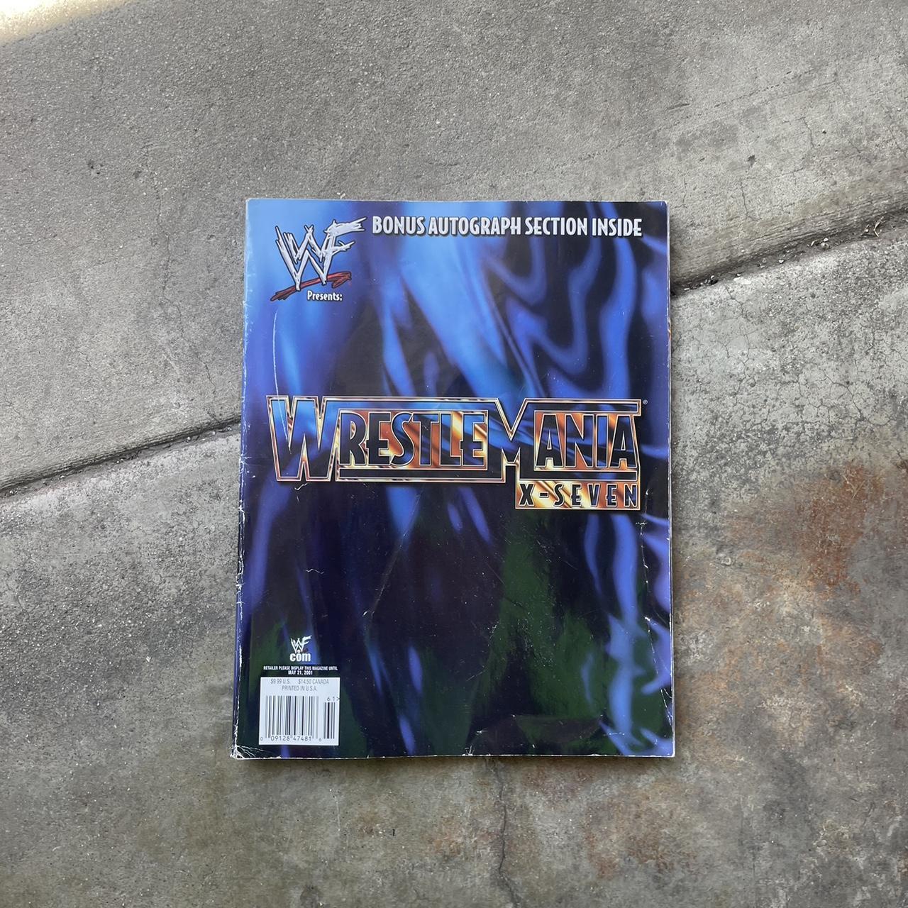 WWF Wrestlemania 7 1998 magazine section inside... - Depop
