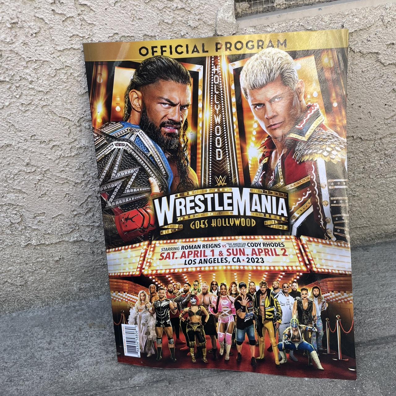 wwe Wrestlemania 39 / HOF official event program... - Depop