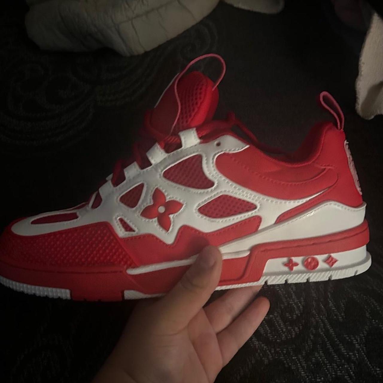 red lv skates - Depop