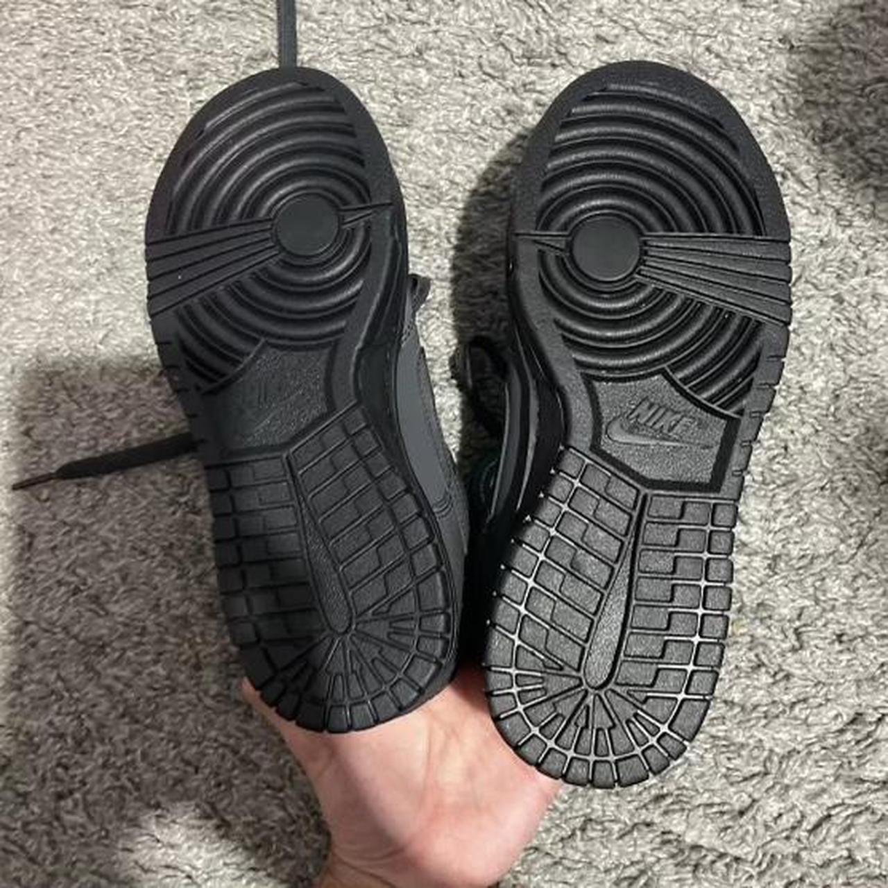 Nike Dunk Black and Anthracite BRAND NEW! size 5... - Depop