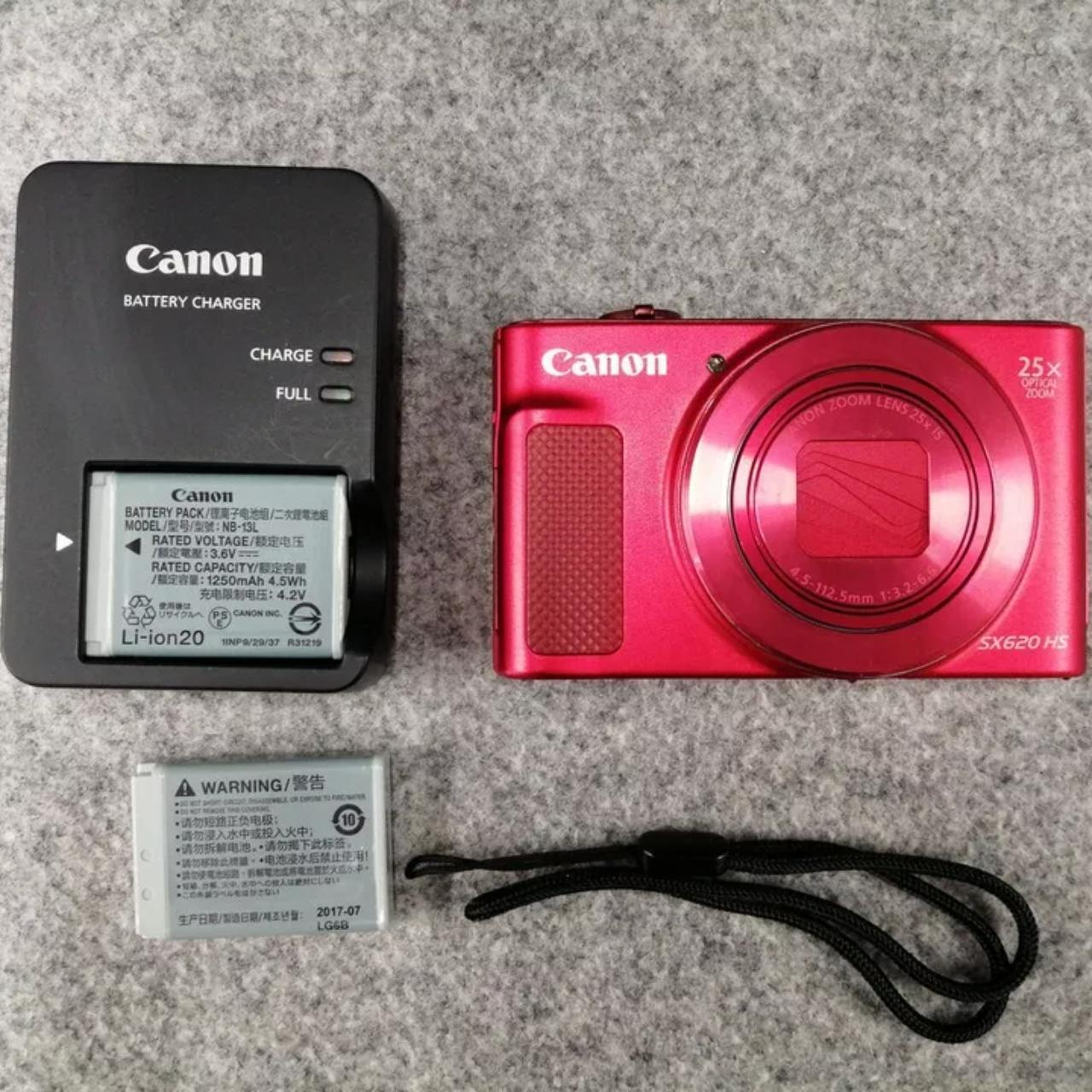 Canon PowerShot SX620 HS Red Compact Digital Camera... - Depop