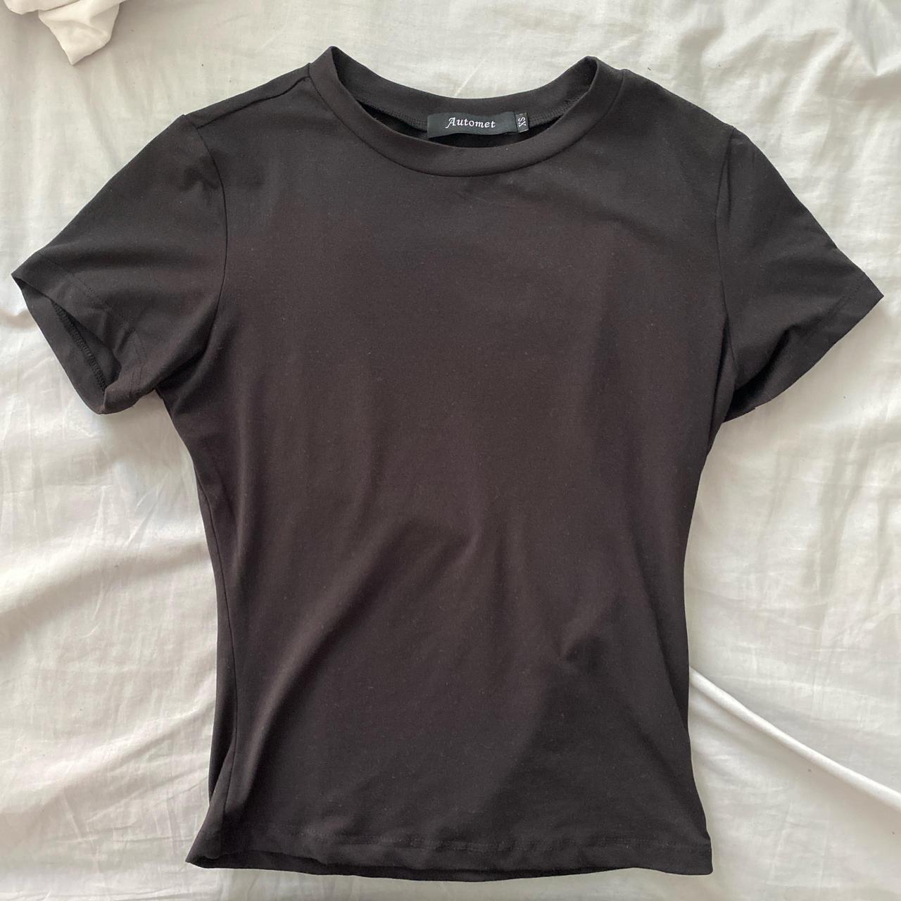 Black basic top It’s XS but works as S too It’s so... - Depop