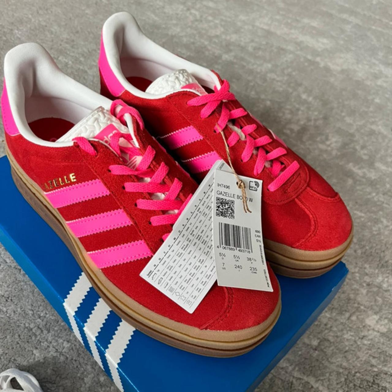 Adidas Gazelle Bold Women’s | ‘Collegiate Red Lucid... - Depop