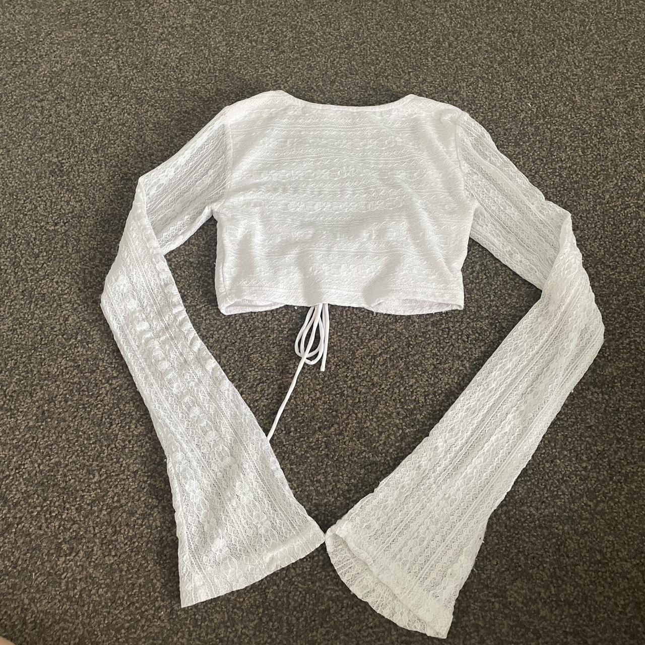 Glassons lace long sleeve top Lace has gone a little... | Depop