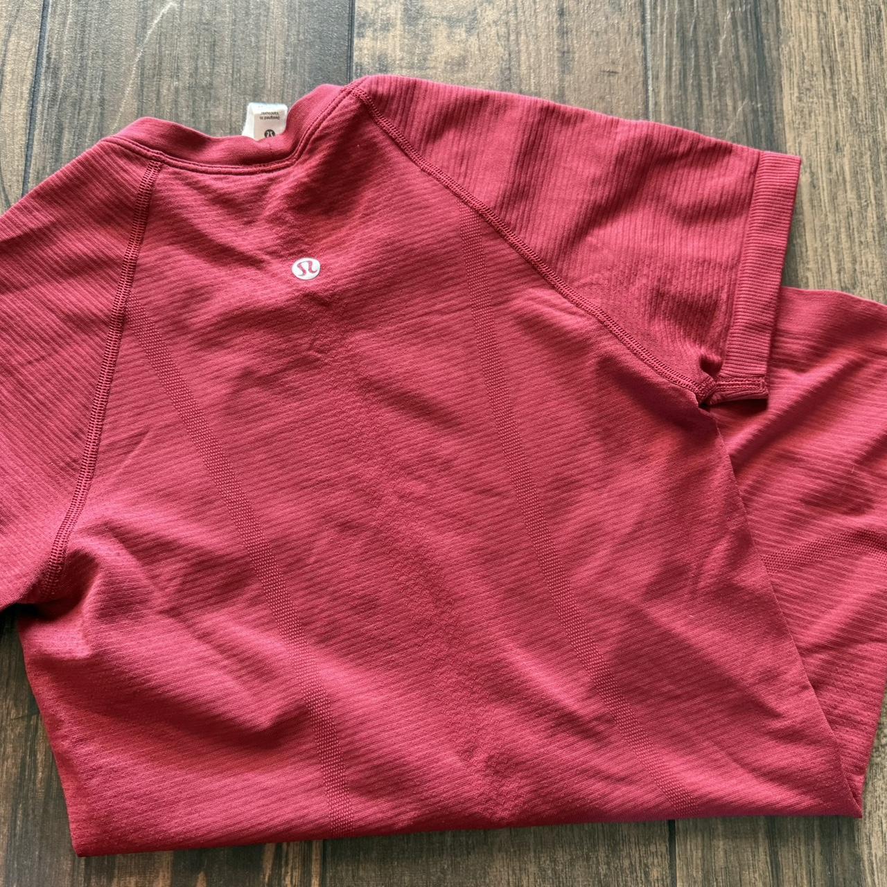 Lululemon red top #lululemon | Depop