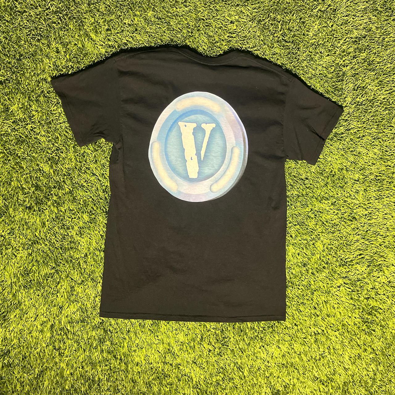 Funny V-Bucks Vlone black and blue tee Made by... - Depop