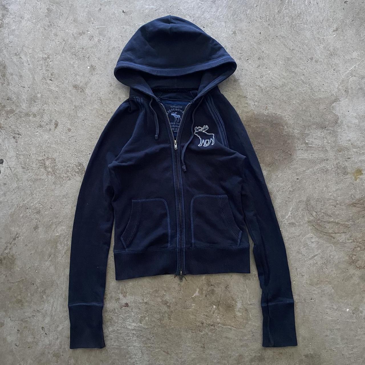 Abercrombie and fitch zip up hoodie Great... - Depop