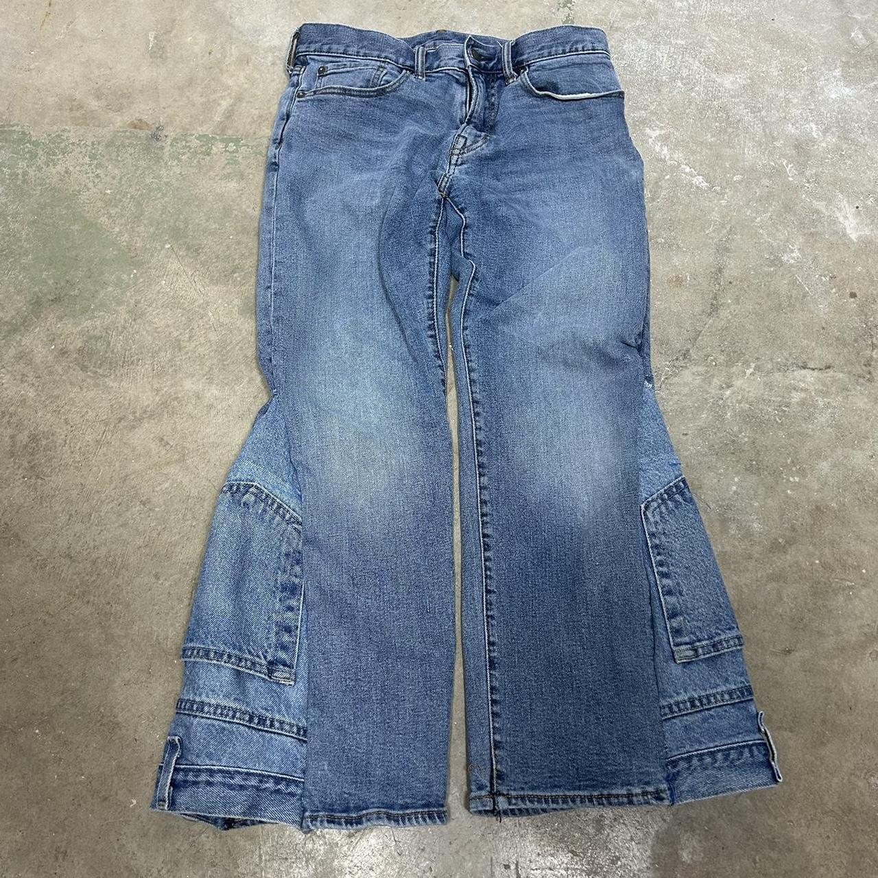 Reworked “Quad Pocket Flares v2” Measurements 📏 30”... - Depop