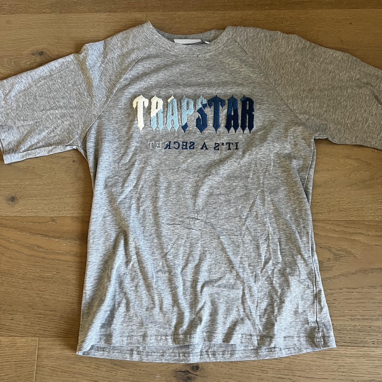 Grey Trapstar carpet font T Shirt Size Large Never... | Depop