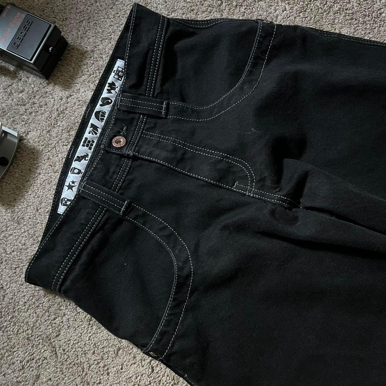 JNCO Men's Black Jeans 、 Black Dark Stone JNCOS... - Depop