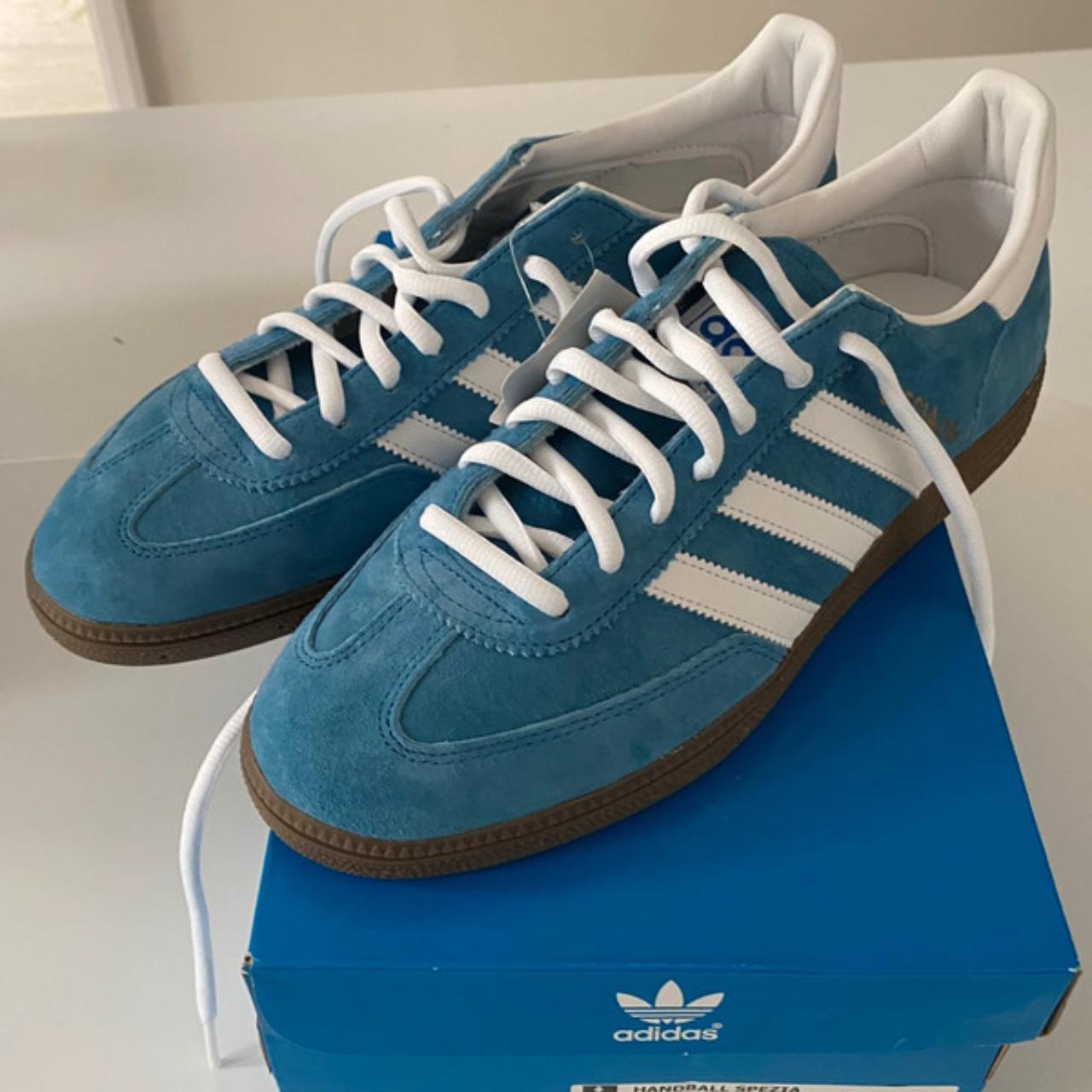 Adidas Handball Spezial blue trainers Brand new... - Depop