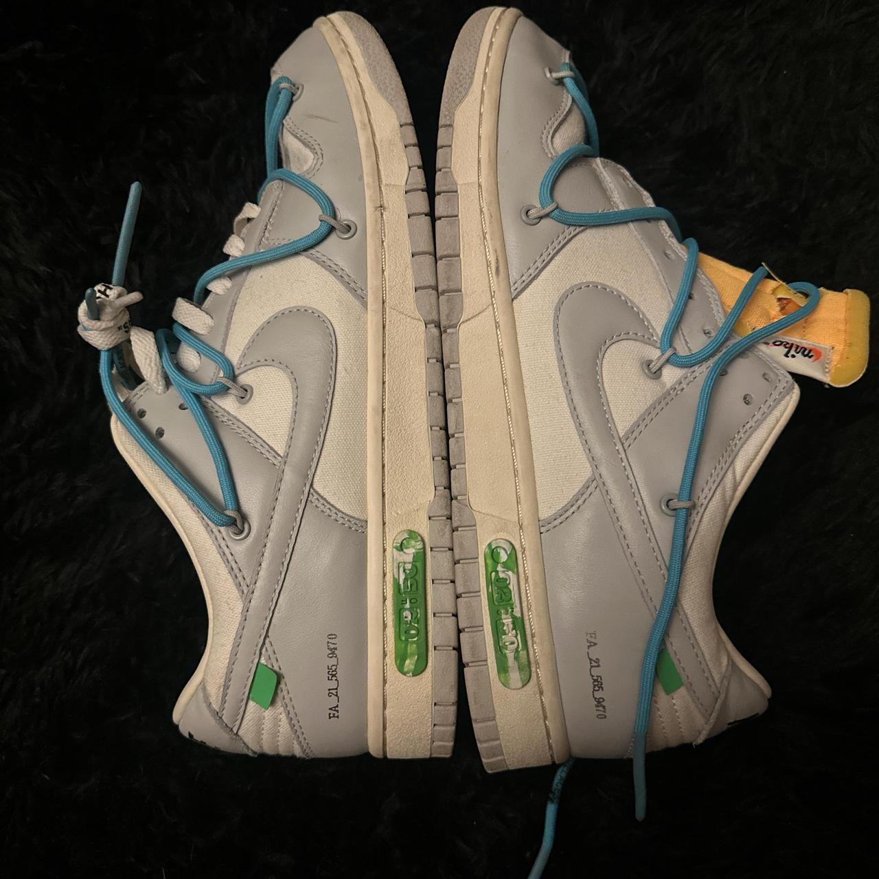 Off White Dunks Lot 2, Decent condition, Left shoe... | Depop