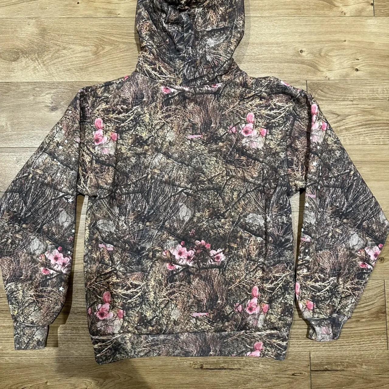 sp5der camo hoodie - Depop