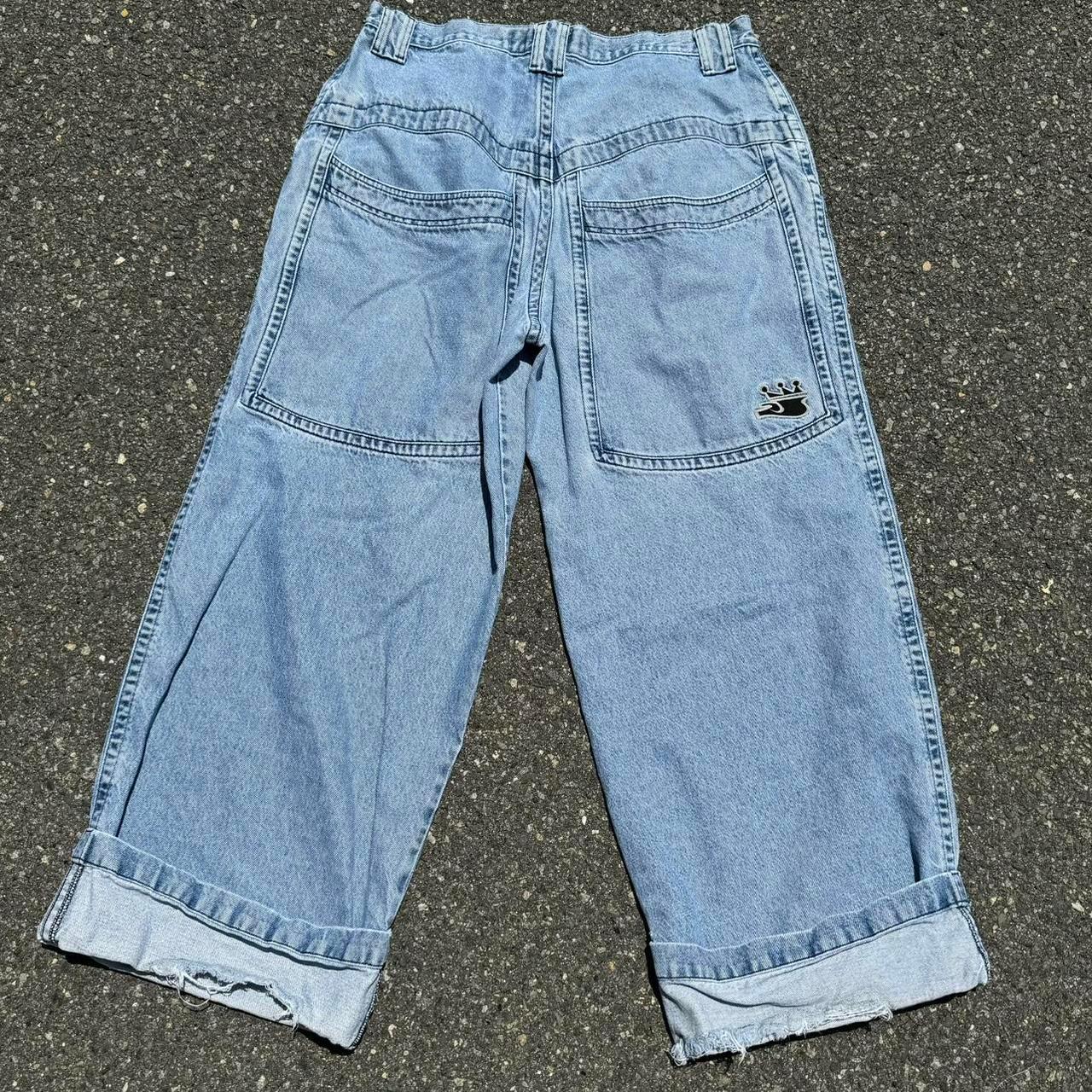 JNCO Men's Blue Jeans JNCO 90s King Size... - Depop