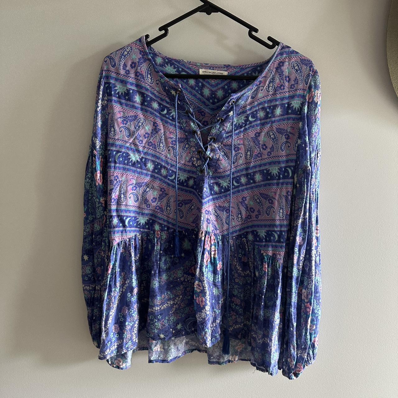 Spell blouse size Medium. Excellent used condition. - Depop