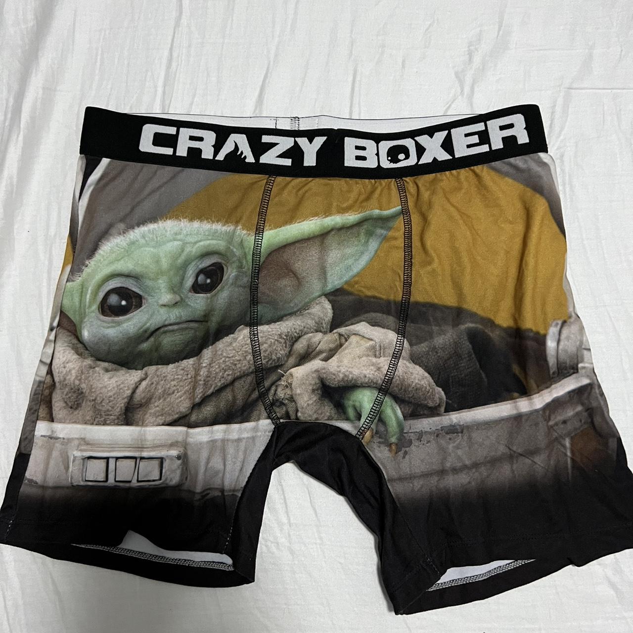 Crazy Boxer Star Wars The Mandalorian Grogu... - Depop