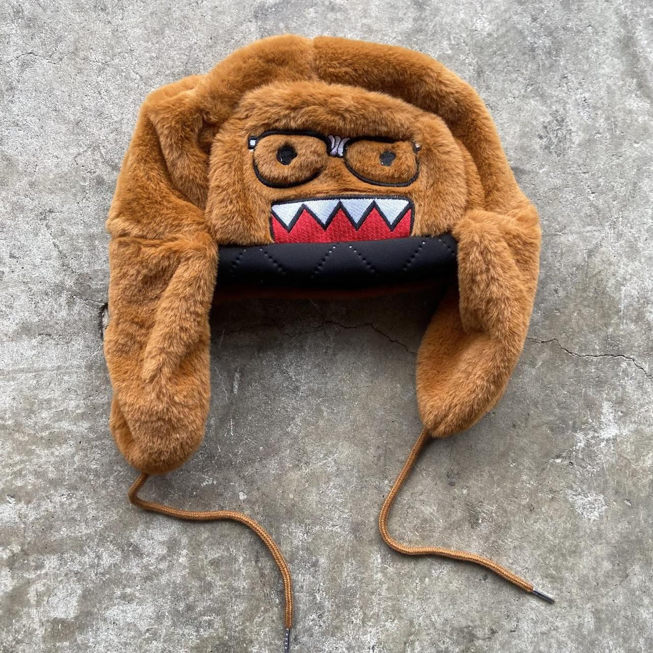 y2k 2000s domo-kun ushanka hat - one size fits... | Depop