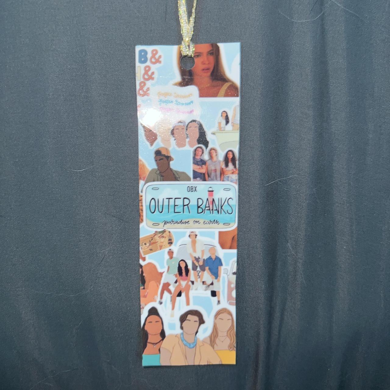 Outer Banks bookmark with stickers - multicoloured... - Depop