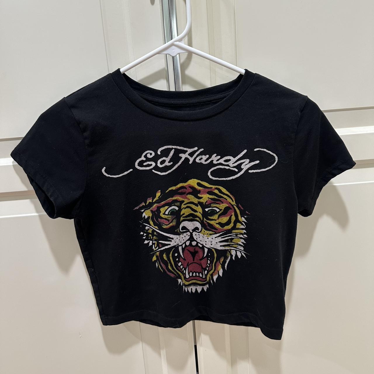 Ed Hardy Baby Tee | Depop