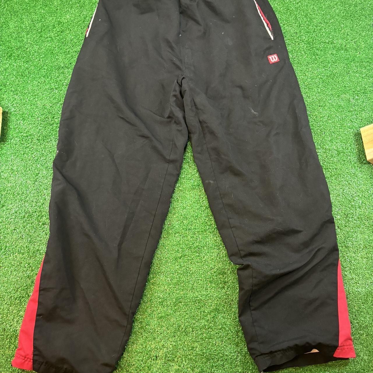 Wilson Vintage track pants Size M Condition in... - Depop