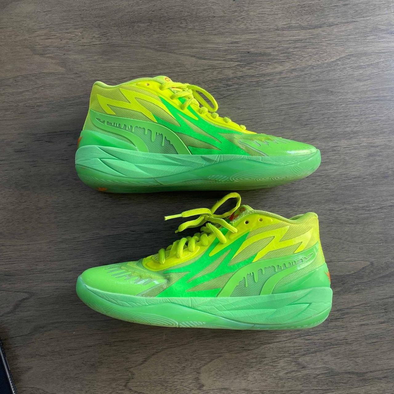 Mb.01 slime basketball shoes size 9.5. has some... - Depop