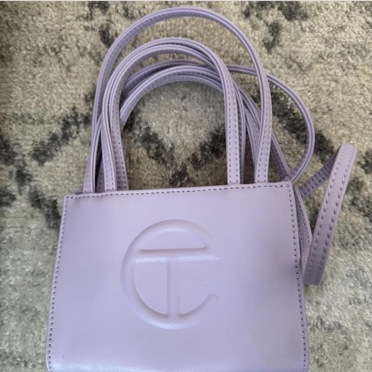 telfar small purple bag - Depop