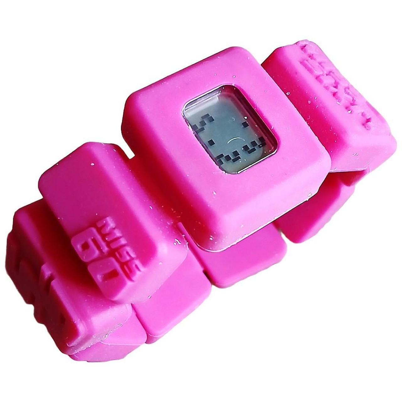💖 Miss Sixty 80's Maximalist Hot Pink Silicone Watch... | Depop