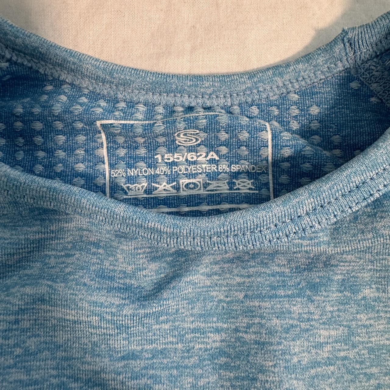 Baby Blue Workout set. Super flattering #matchingset... - Depop