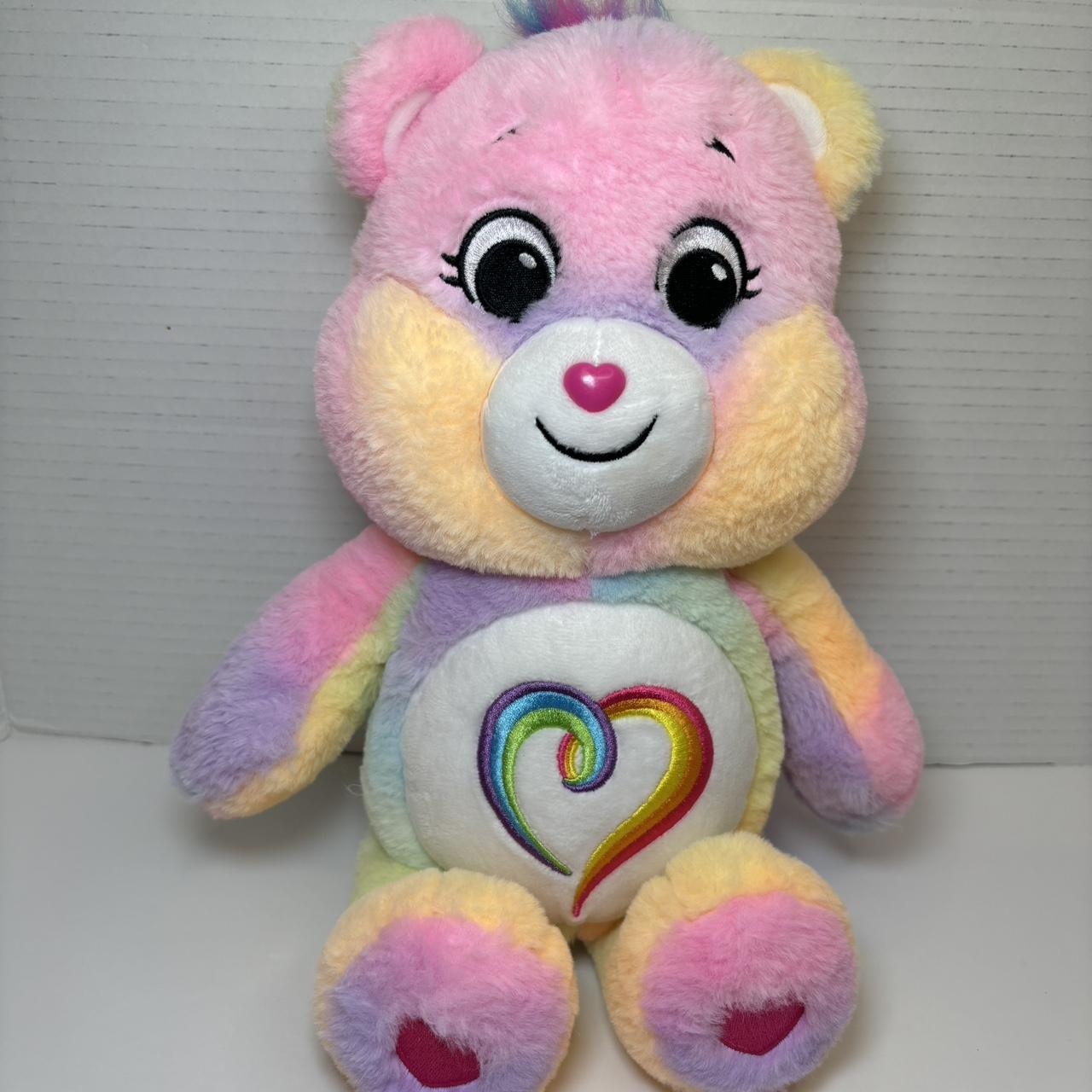 Care Bears Togetherness Multi-Color Rainbow Bear... - Depop